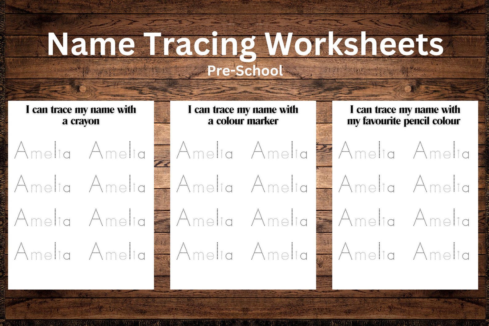 Custom Name Tracing Worksheet | Personalized Name Writing Practice ...