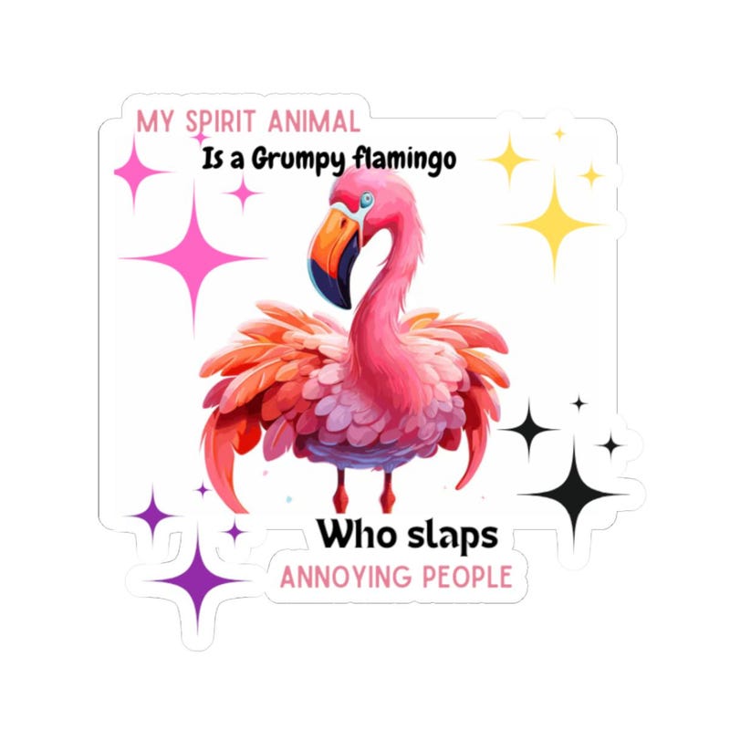 Flamingo Wall Decal - Etsy