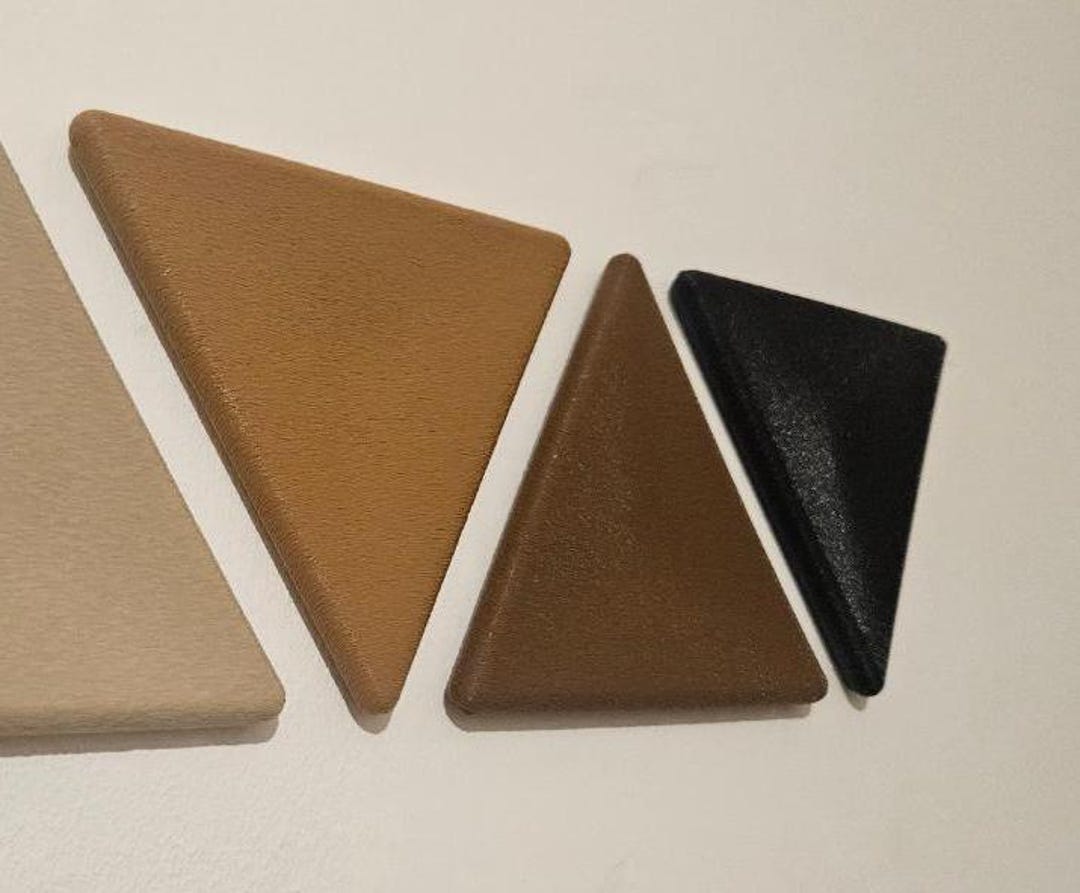 Wall Mounted Triangle | Home Decor | STL File | 3D Printing | Panels ...