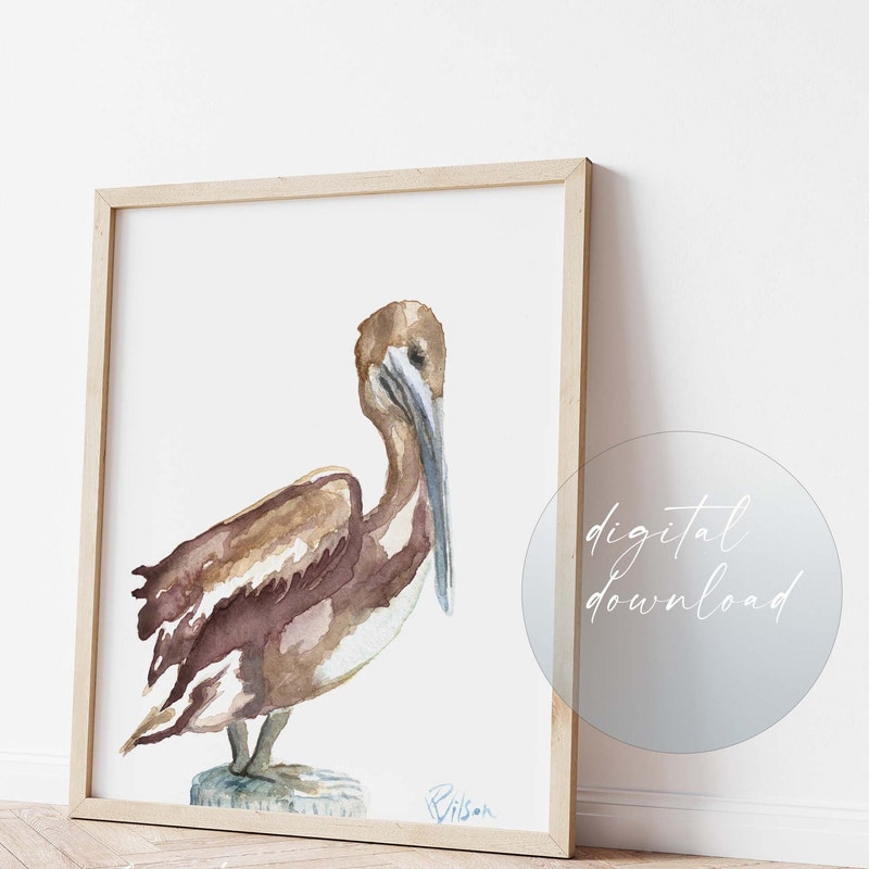 Pelican Painting - Etsy