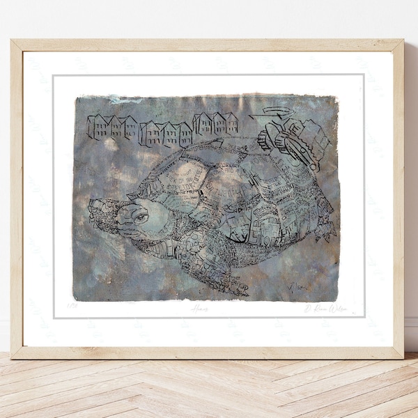 Tortoise Art - Etsy