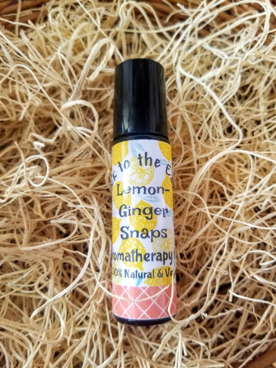 LEMON-GINGER SNAPS Aromatherapy Perfume Oil W/pure Essential Oils ...