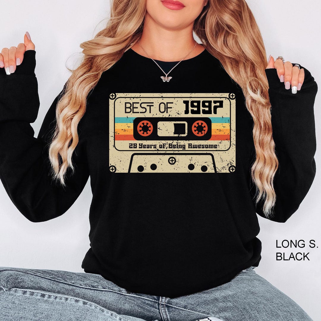Vintage 1997 Sweatshirt,28th Birthday Gift for Men,28th Birthday Best ...