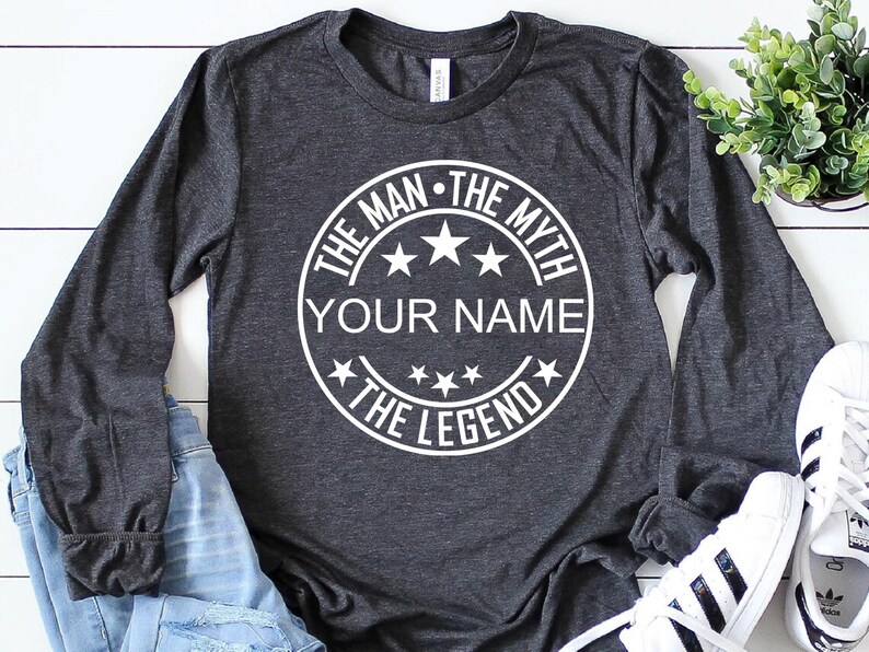 Custom Dad Sweatshirt, the Man the Myth the Legend Dad Shirt,funny Dad ...