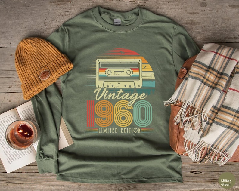 66th Birthday Shirt, 1960 Original Parts Shirt, 66th Birthday Gift for ...