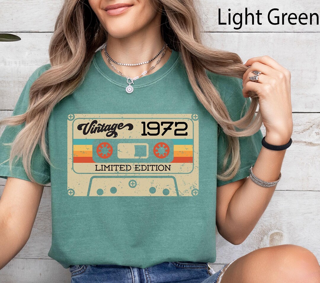 Comfort Colors®51st Birthday Shirt,vintage 1972 Shirt,51st Birthday ...