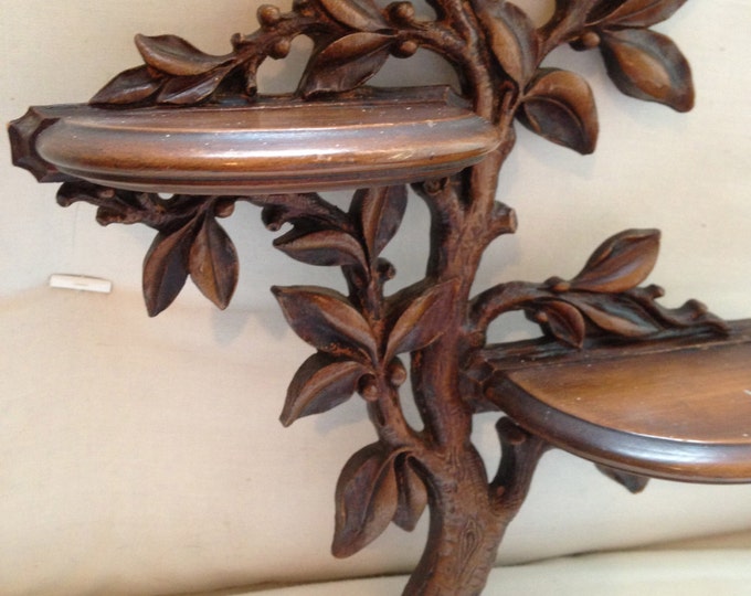 Vintage Syroco Wood Shelf - Etsy