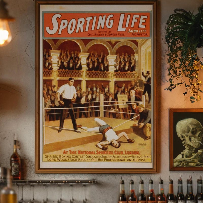 Antique Boxing Prints - Etsy