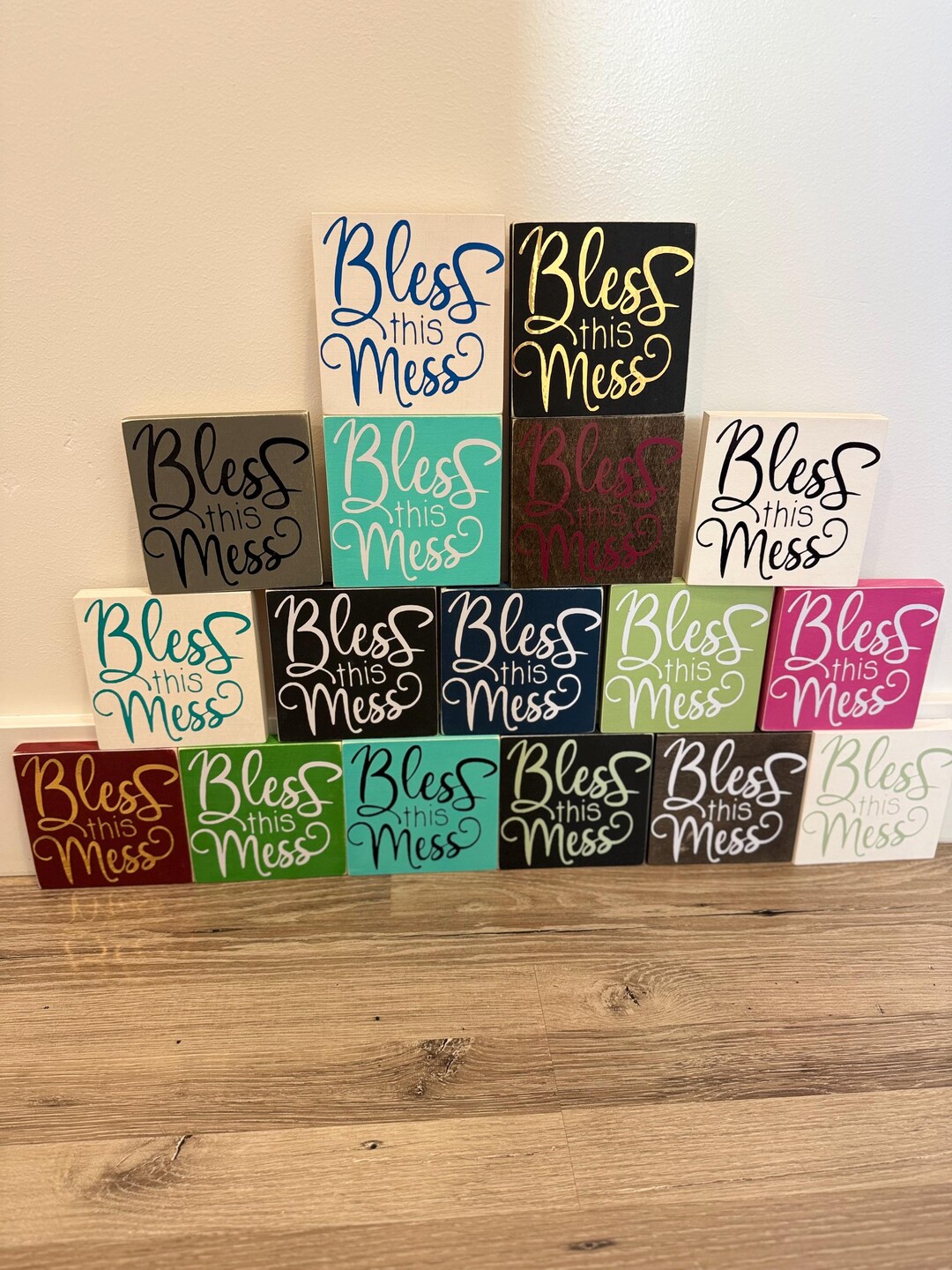 Bless This Mess Decor Sign - Etsy