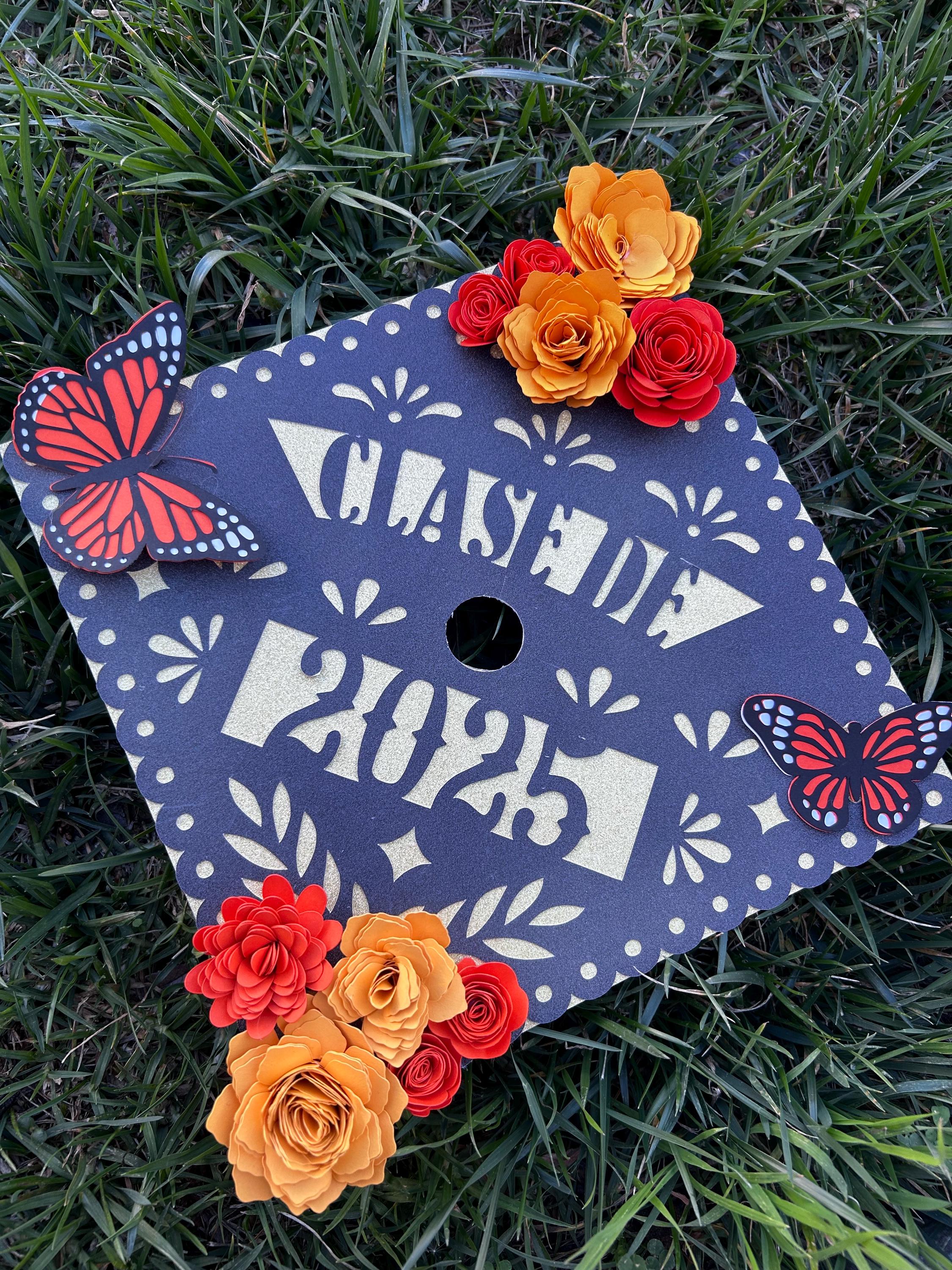 Graduation Cap Topper, Mexican Grad Topper, Papel Picado Graduation, Class of 2025 - Etsy