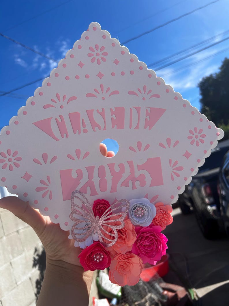 Graduation Cap Topper, Mexican Grad Topper, Papel Picado Graduation, Class of 2025 - Etsy