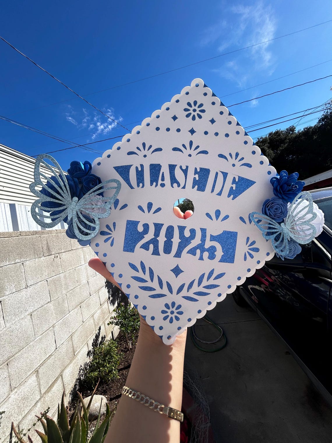 Graduation Cap Topper, Mexican Grad Topper, Papel Picado Graduation, Class of 2025 - Etsy