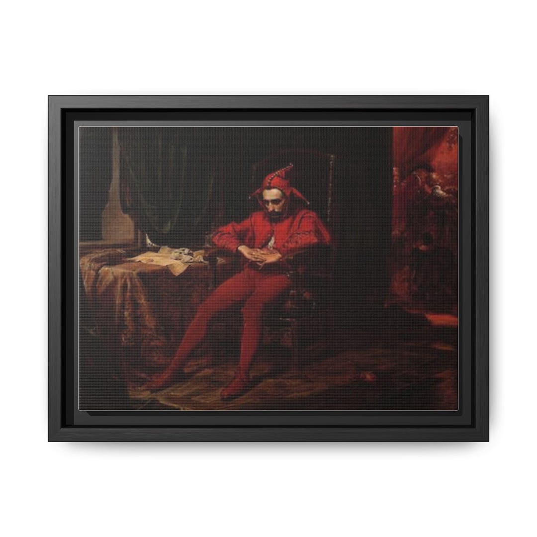 Stanczyk -- Matejko -- Jester Portrait Art Print, Colorful Framed ...