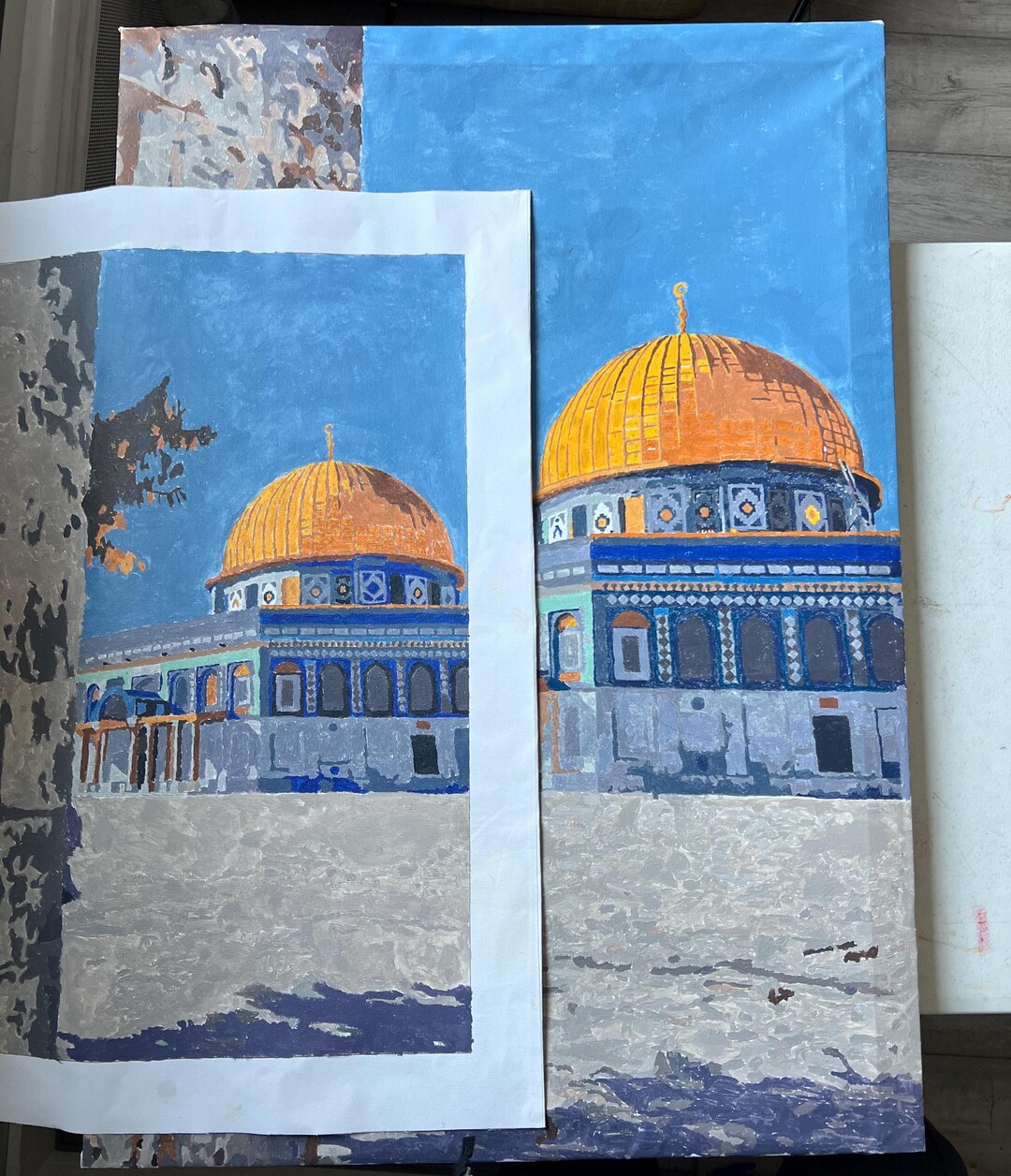 Islamic Paint by Numbers Kit – DIY Canvas Painting | Perfect Muslim ...