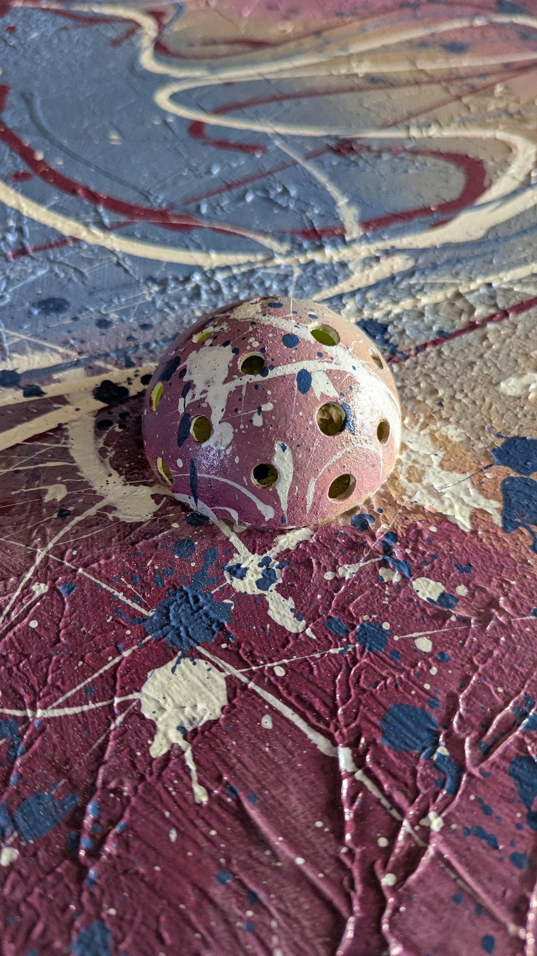 MOMENTUM --- Mixed Media Original Painting With Integrated Pickleball ...
