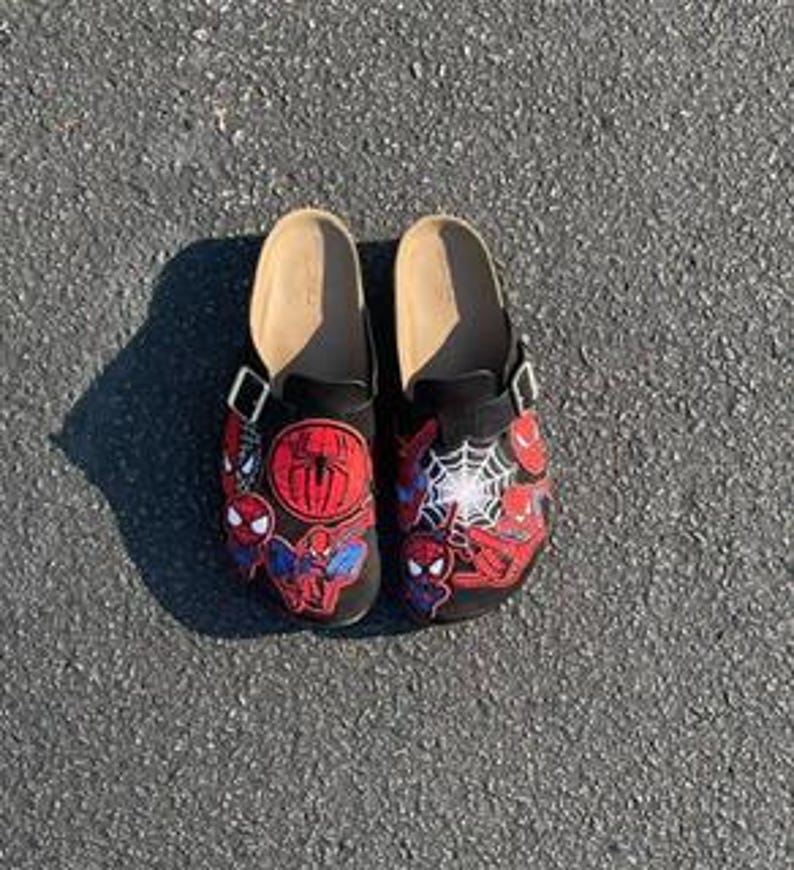 Spider-man Clogs - Etsy