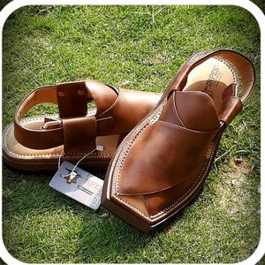 Peshawari Chappals, Kapthan Chappal ,handmade, Pure Leather, Shoes ...