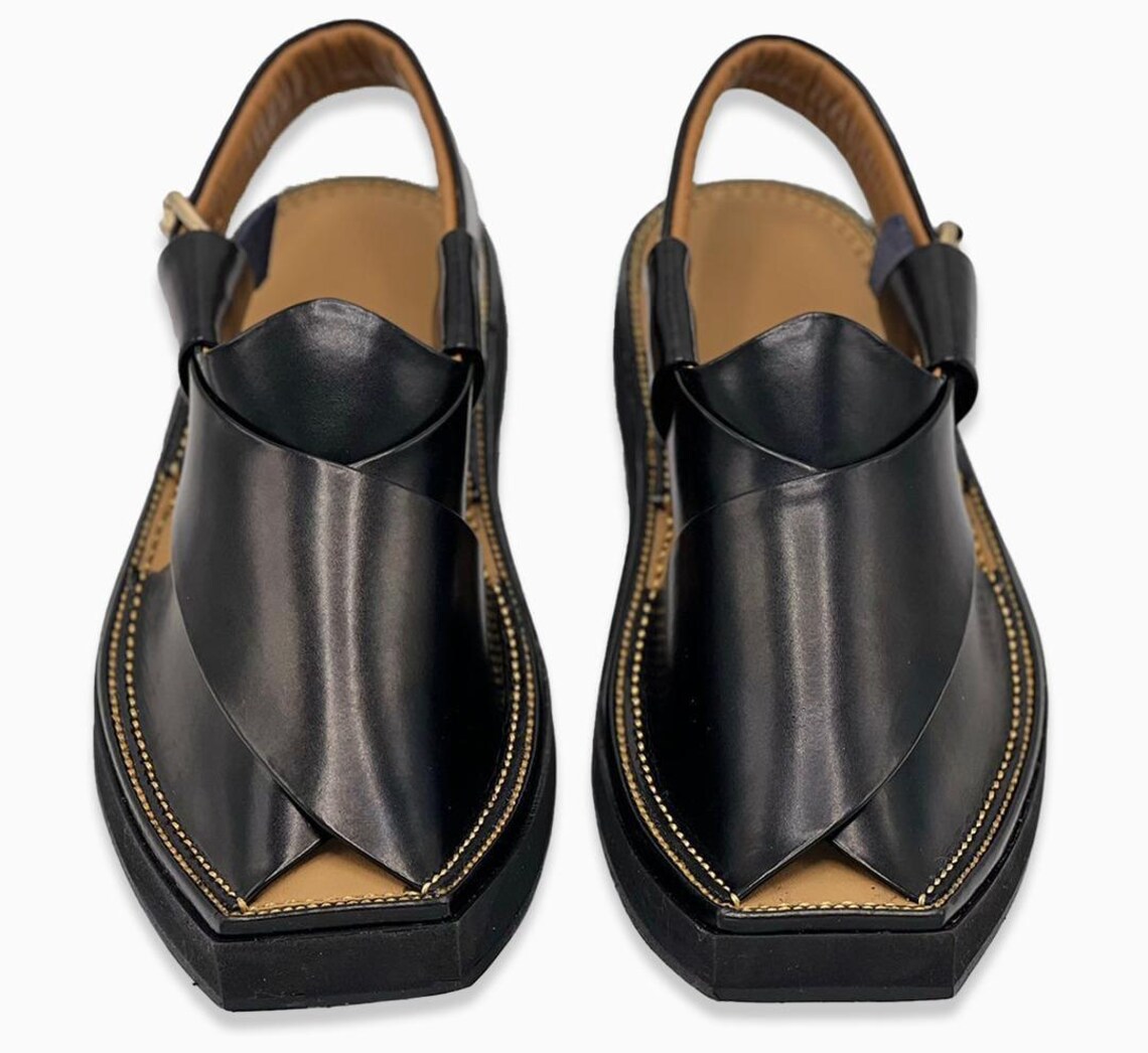 Peshawari Chappals, Kapthan Chappal ,handmade, Pure Leather, Shoes ...