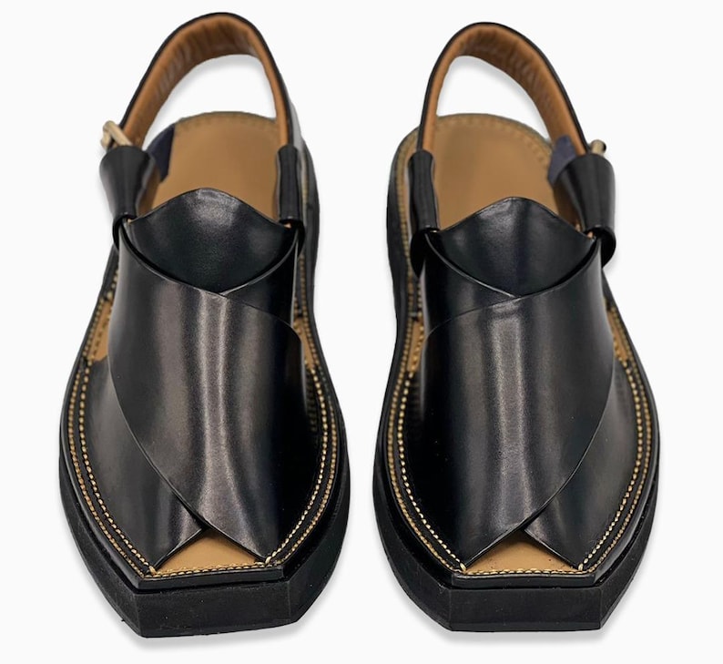Peshawari Chappals, Kapthan Chappal ,handmade, Pure Leather, Shoes ...