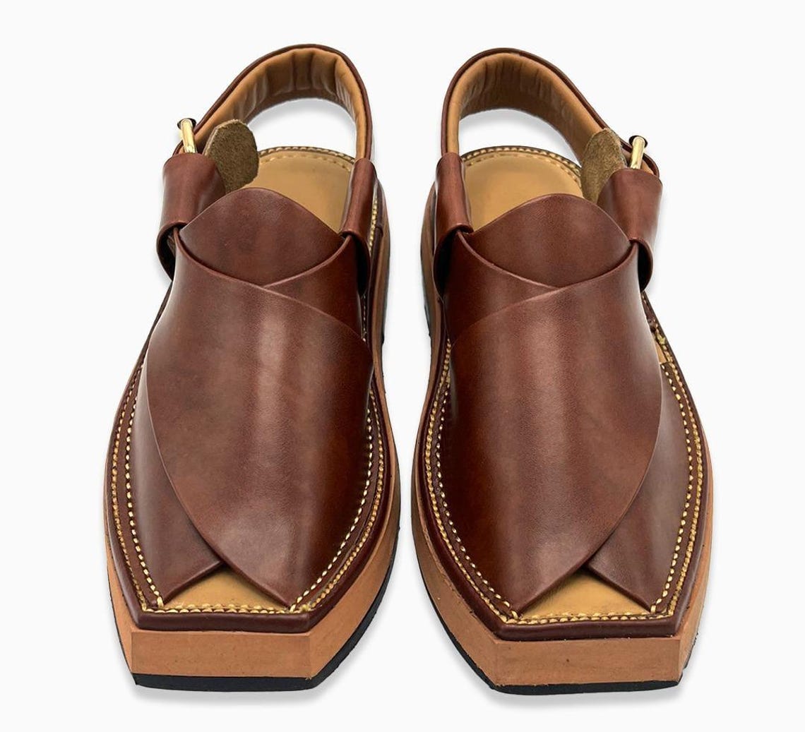 Peshawari Chappals, Kapthan Chappal ,handmade, Pure Leather, Shoes ...
