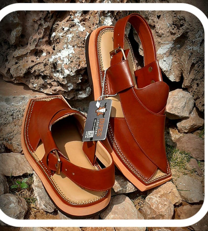 Peshawari Chappals, Kapthan Chappal ,handmade, Pure Leather, Shoes ...