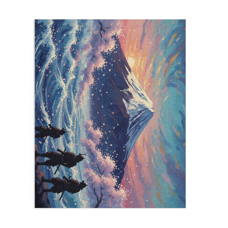 The Great Wave Reimagined: Hokusai Meets Monet Impressionist Samurai ...