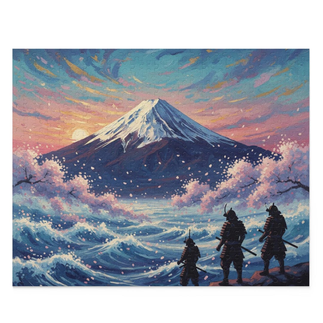 The Great Wave Reimagined: Hokusai Meets Monet Impressionist Samurai ...
