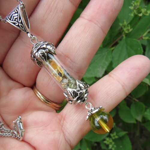 Protection Necklace Witchcraft Amulet Wicca Jewelry Witchy Etsy