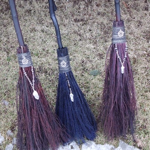 Witch's Broom, Handfasting Broom, Wiccan Wedding Jump Broom, Witchcraft ...