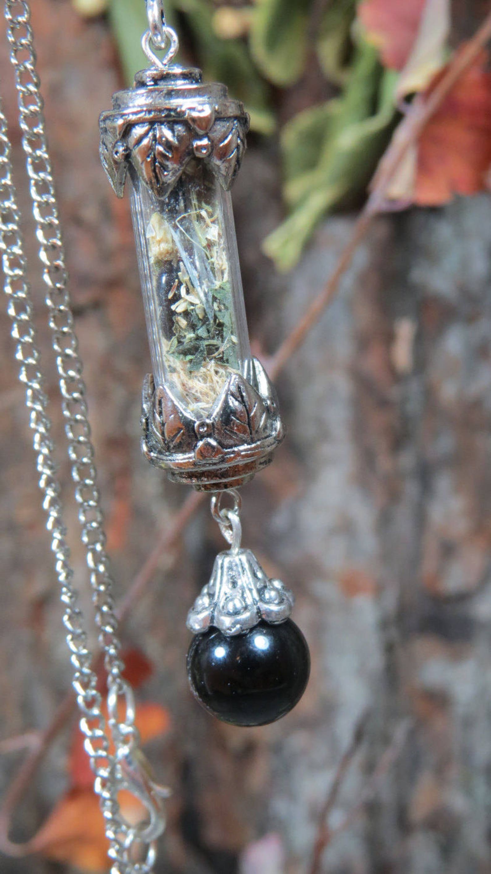 Protection Necklace Witchcraft Amulet Wicca Jewelry Witchy | Etsy