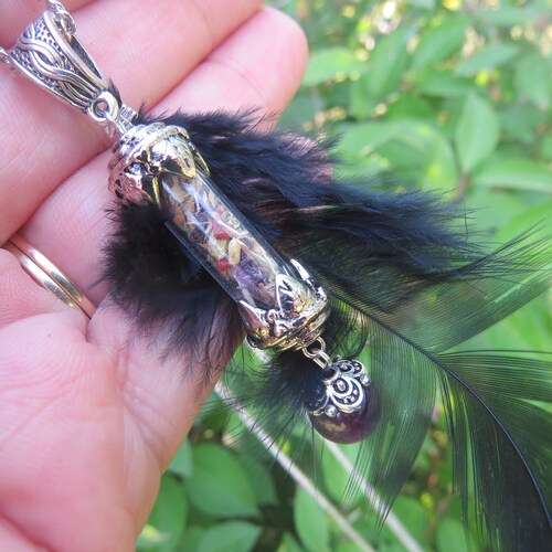 Witchcraft Protection Amulet Protection Necklace Wiccan - Etsy