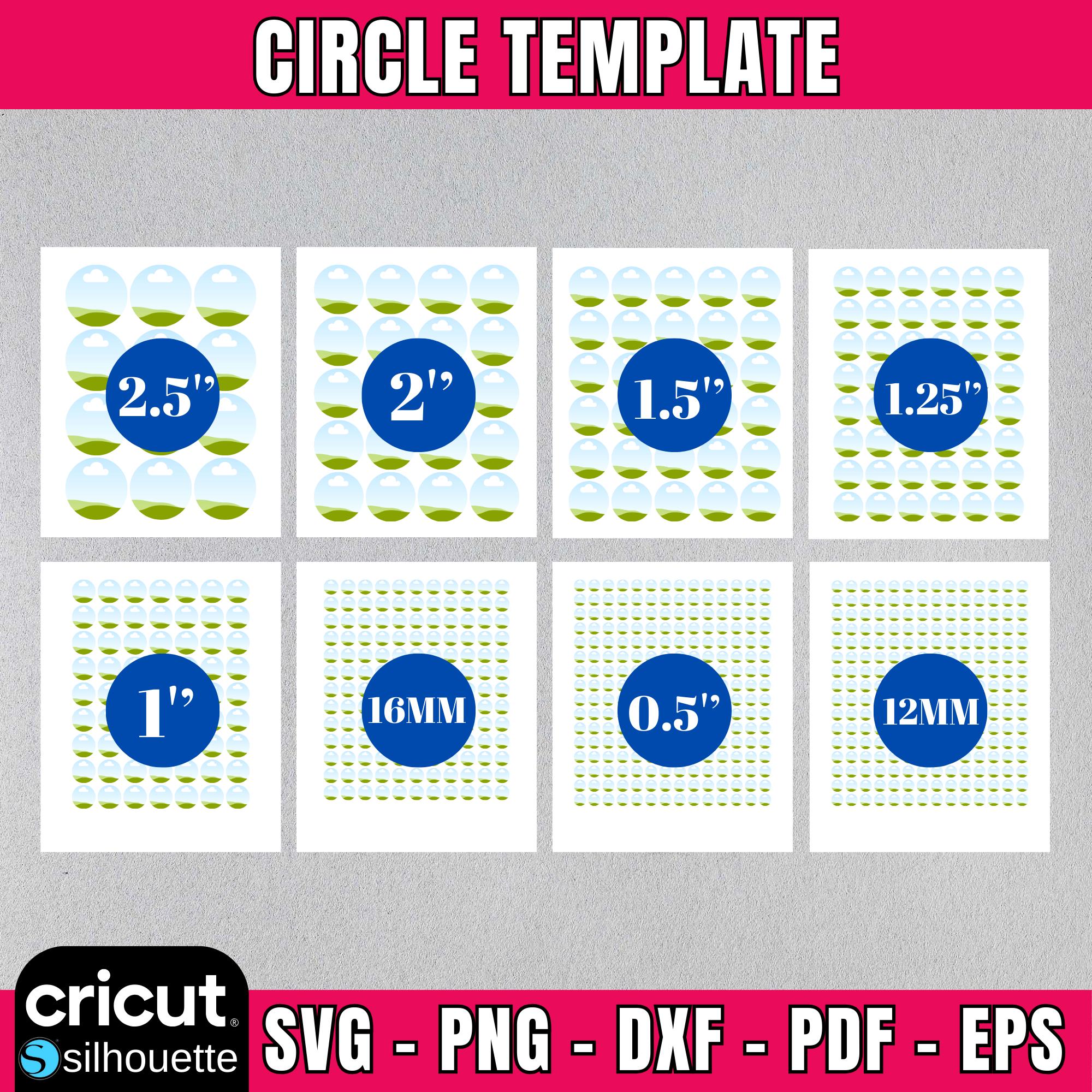 Circle Template Svg, Circle Template Bundle, Blank Circle Template ...