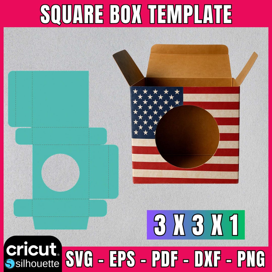 Soap Box Template, Box Svg, Rectangular Box Svg, Soap Box Svg, Square ...