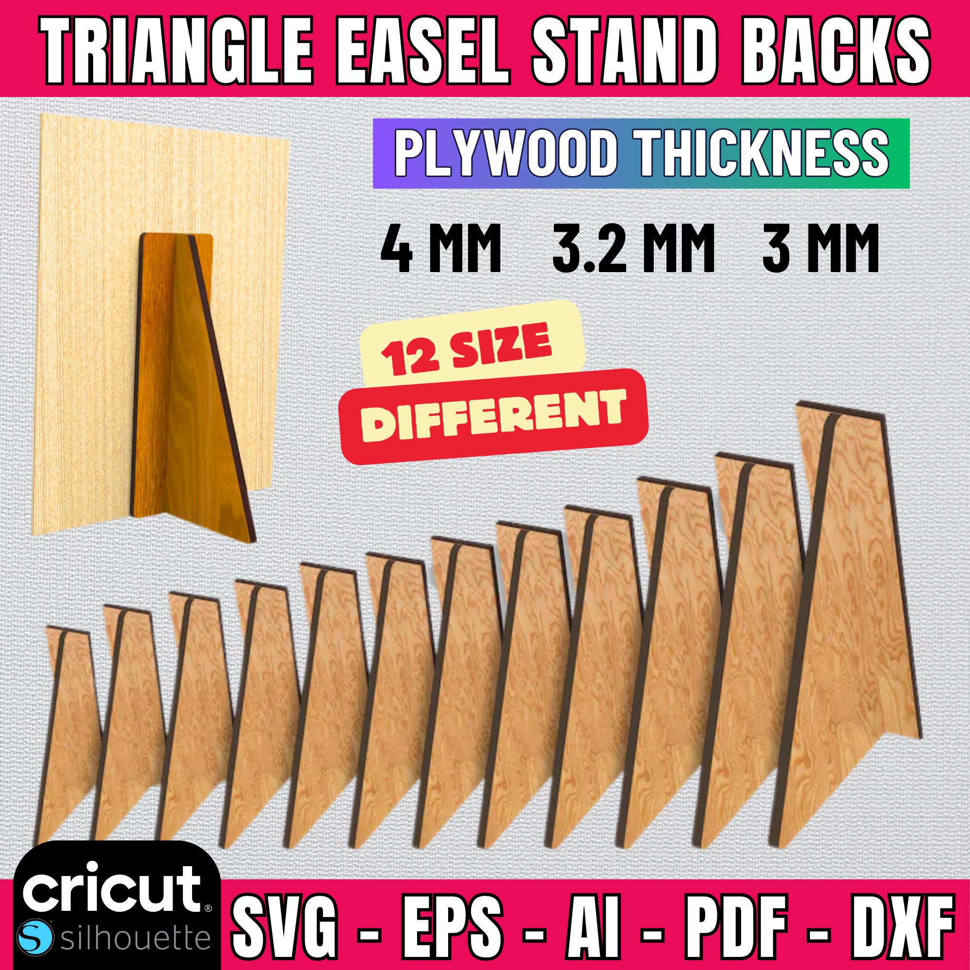 Triangle Stand SVG, Easel Stand Backs, Picture Frame Display Stand ...