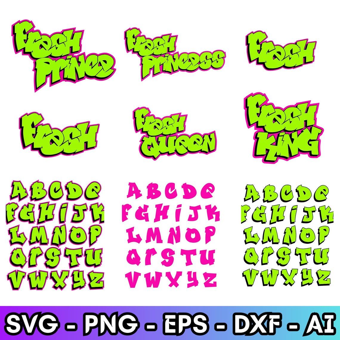 Fresh Prince Files, Fresh Prince Fonts SVG, African Svg, Fresh Prince ...
