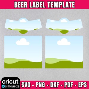 Beer Label Template, Beer Label Svg, Bottle Beer Neck Label Template ...