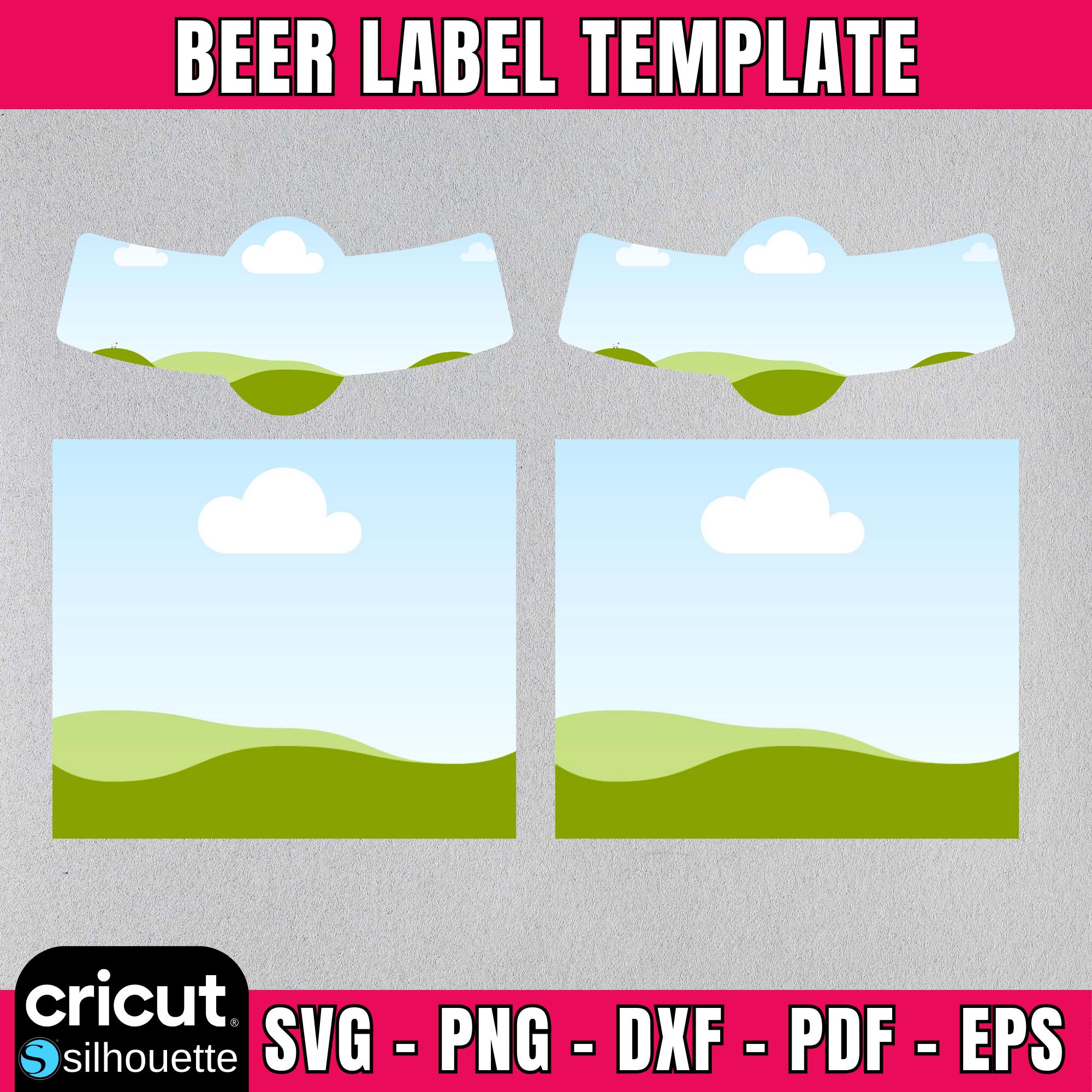 Beer Label Template, Beer Label Svg, Bottle Beer Neck Label Template ...