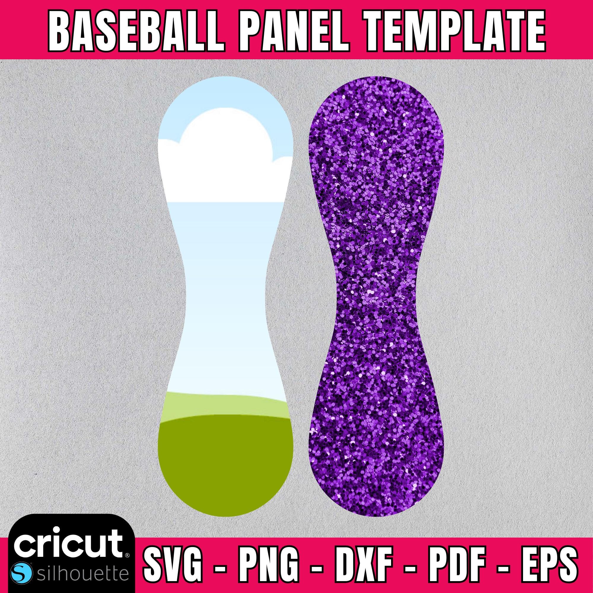 Baseball Panel Template Svg, Baseball Leather Blank Template, Photo ...