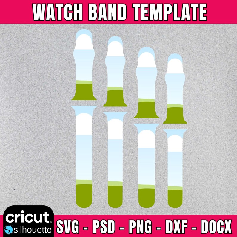 Watch Band Template Svg, Watch Band Svg, Watch Band Jig Template ...