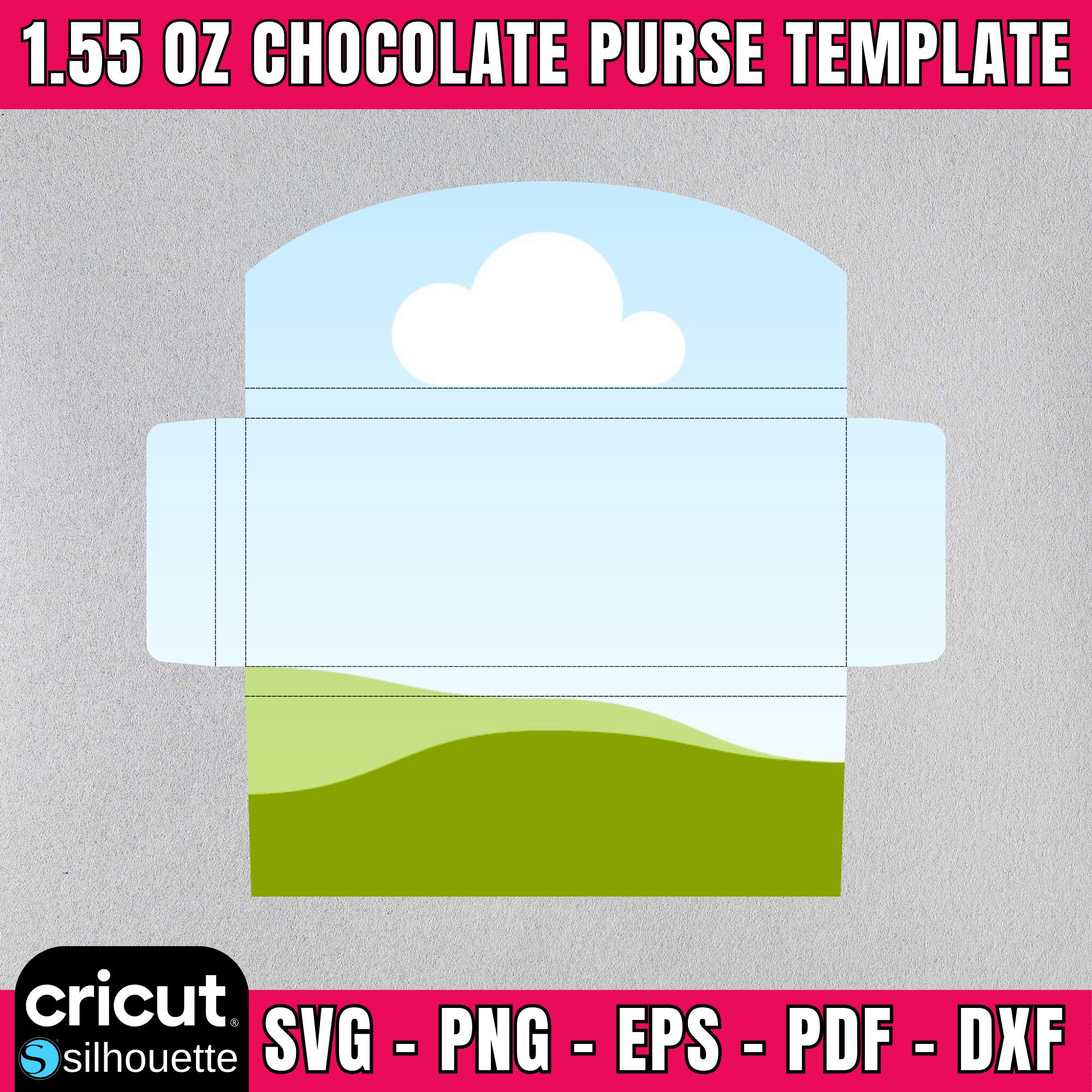 1.55oz Chocolate Bar Purse Template, Chocolate Template, Candy Bar ...