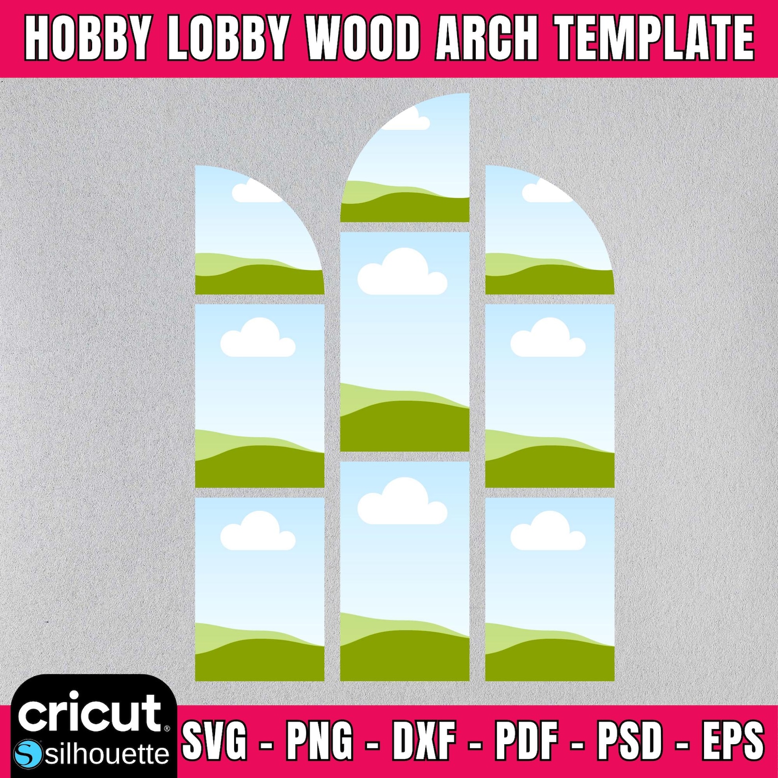 Hobby Lobby Wood Arch Panel Backdrop Template, Hobby Lobby Backdrop ...