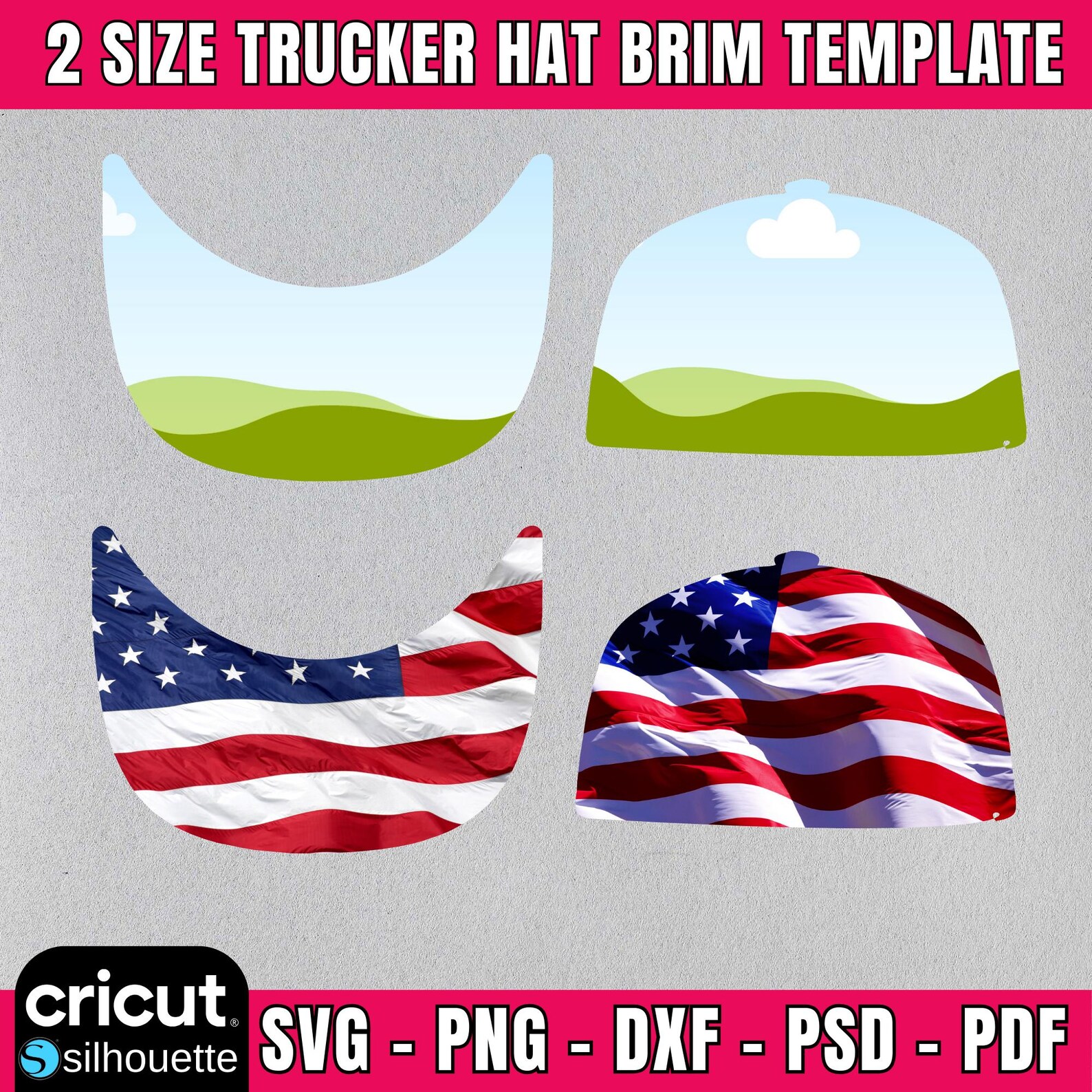 Trucker Hat Template, Hat Brim Template Svg, Baseball Cap Brim ...