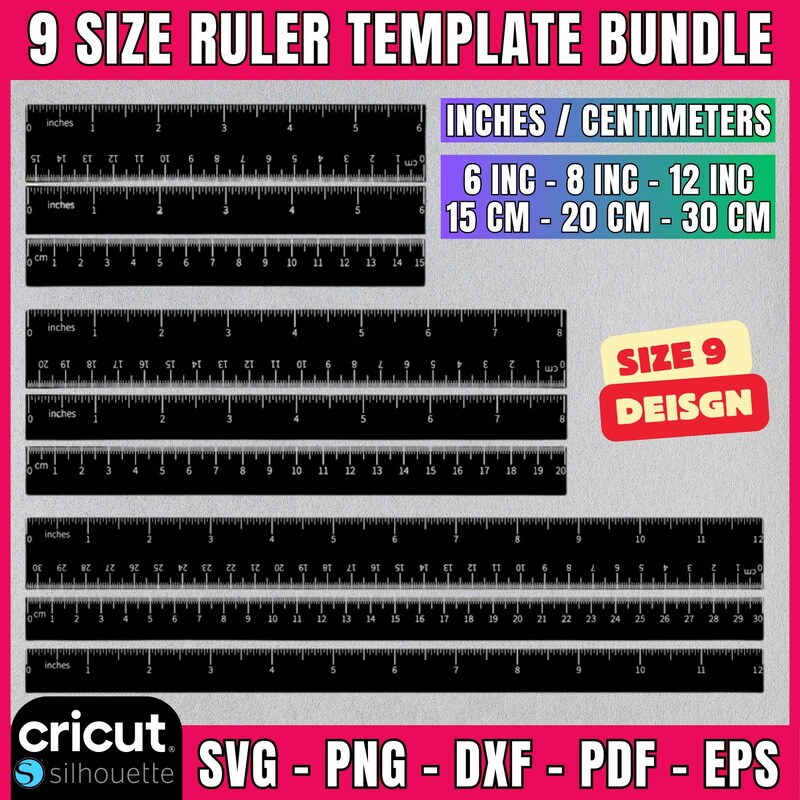 Fish Ruler Svg - Etsy