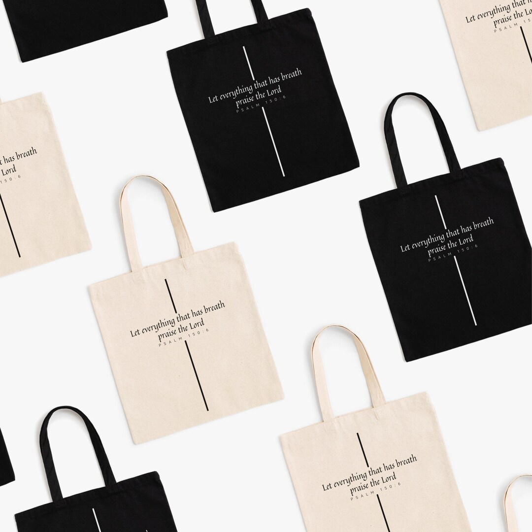Psalm 150:6 Matching Worship Team Reusable Gift Bag Christian Group ...