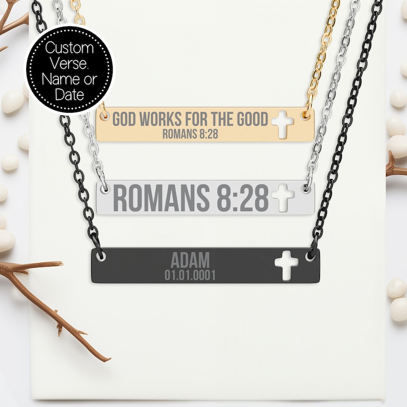 John 10:11 Custom Bible Verse Necklace - I Am the Good Shepherd ...