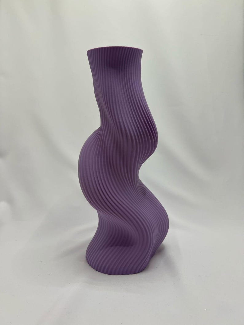 3D Fluid Vase - Etsy