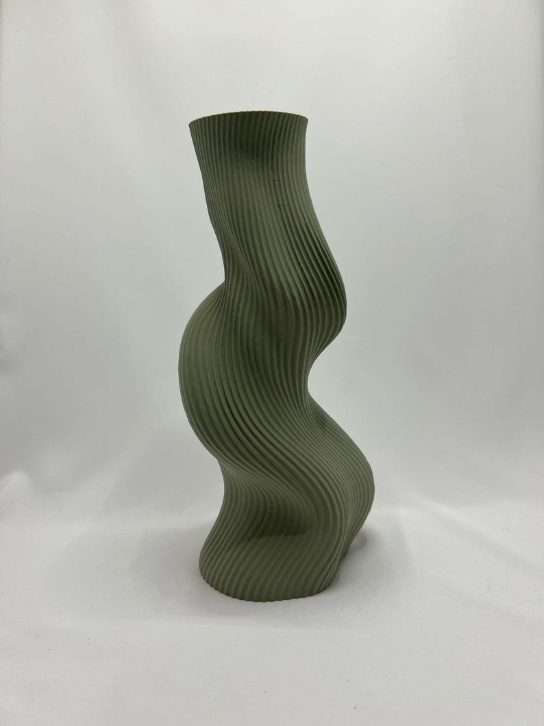 3D Fluid Vase - Etsy