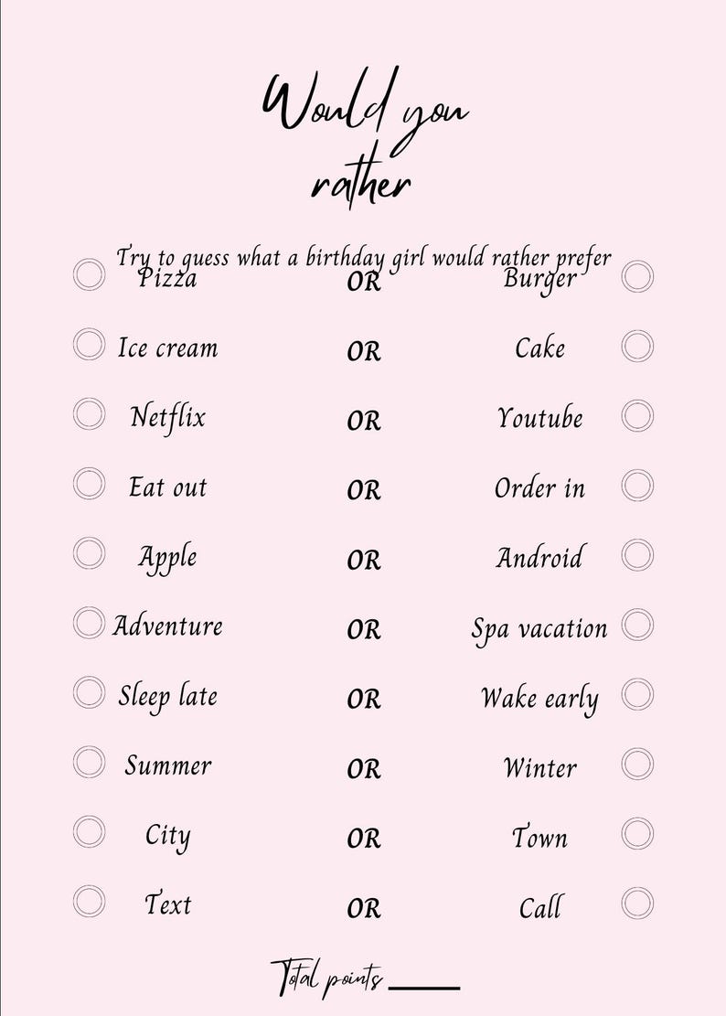 Birthday Party Games Bundle: Printable Icebreakers & Challenges ...