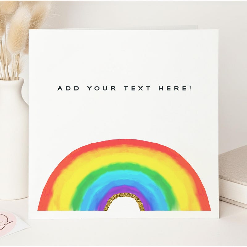 Rainbow Cards - Etsy UK