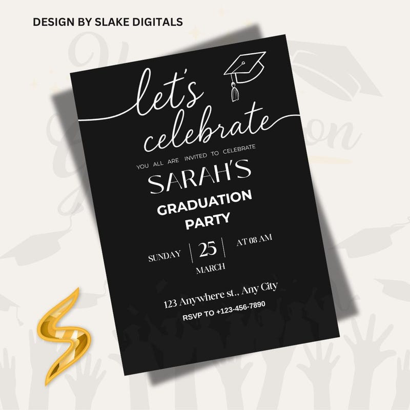 Preppy Invitation - Etsy
